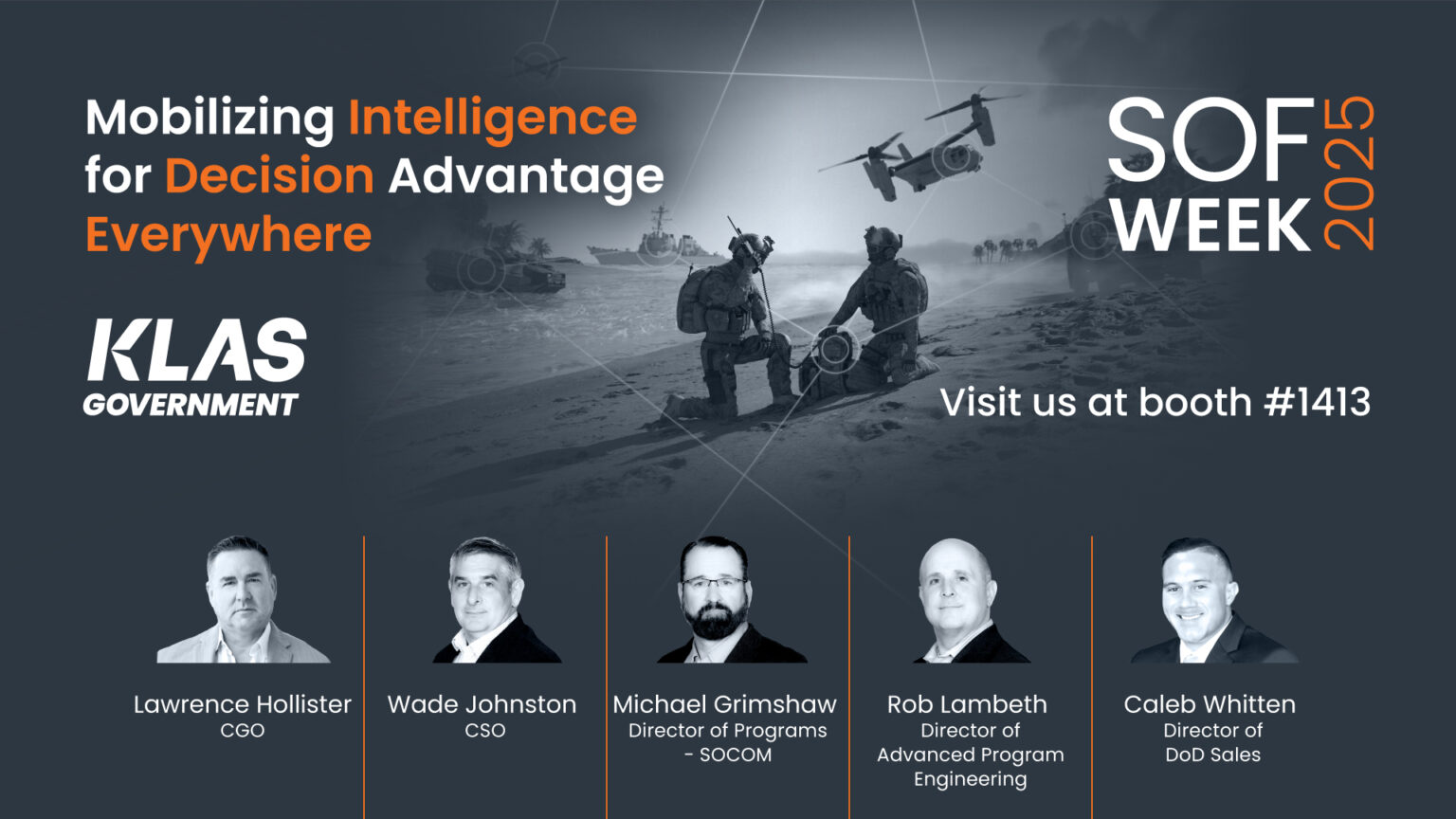 Klas Government at SOF Week